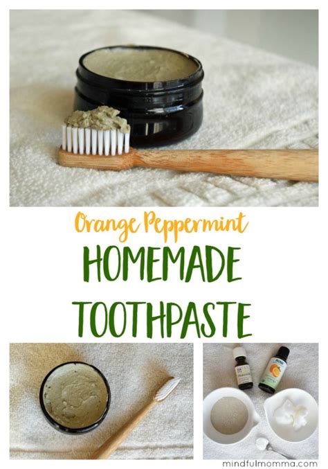 Homemade Toothpaste Made With Bentonite Clay And Coconut Oil
