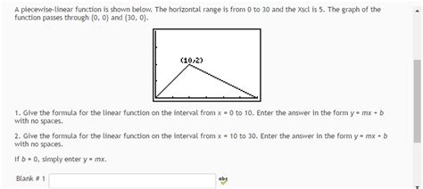 Solved A Piecewise Linear Function Is Shown Below The