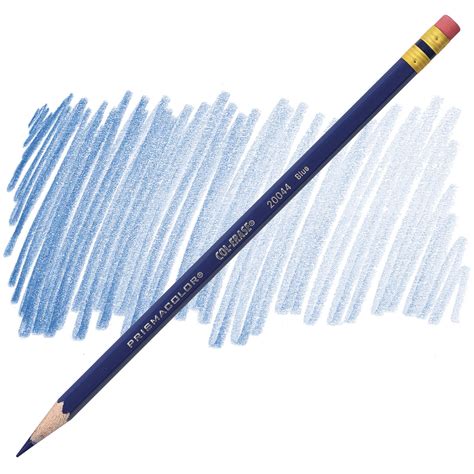 Prismacolor Col Erase Pencil Blue Blick Art Materials