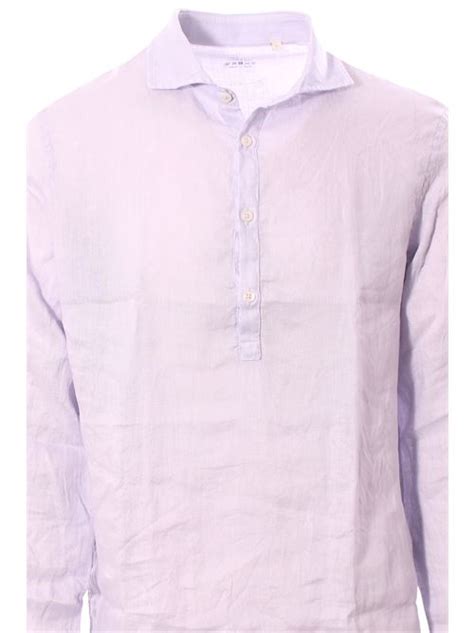 Polo Camicia Tyler In Lino Tinto Capo Altea Virno