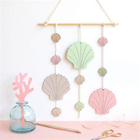 Wooden Seashells Craft Shapes Artcuts