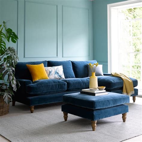 28 Colour Schemes To Go With Blue Sofa