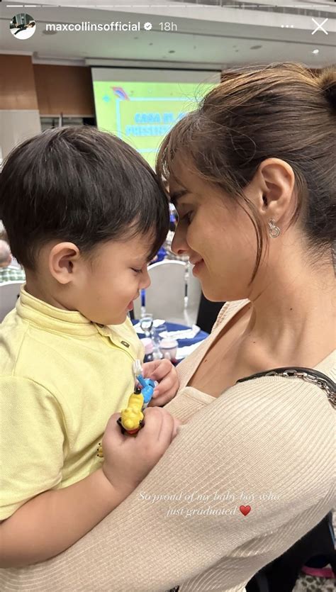 Watch Max Collins Pancho Magno Together At Sons Moving Up Ceremony