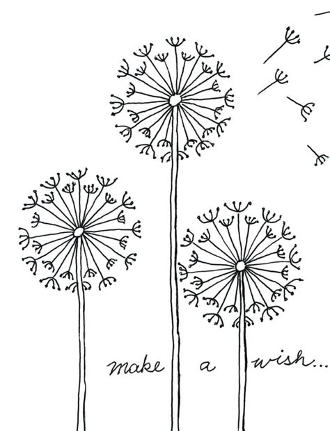 How To Draw A Dandelion And Turn It Into A Painting Dandelion Drawing Dandelion Painting