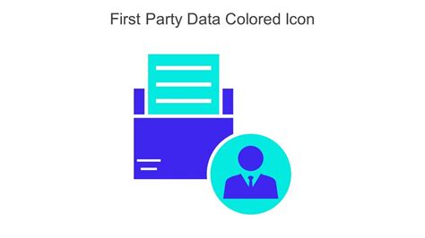 First Party Data Colored Icon In Powerpoint Pptx Png And Editable Eps