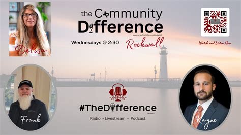 Ep 21 4 3 2024 The Community Difference Rockwall With Host Delisa Lapinsky Youtube