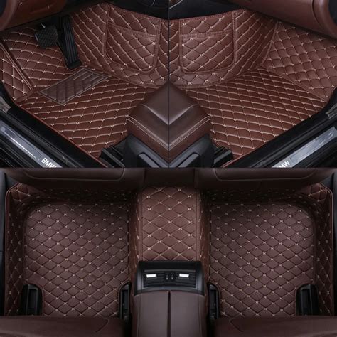 Top Quality Faux Leather Full Surround Custom Floor Mats Bmw