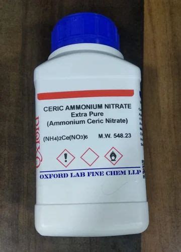 Ammonium Ceric Nitrate 99 500gm Bottle At ₹ 400bottle In