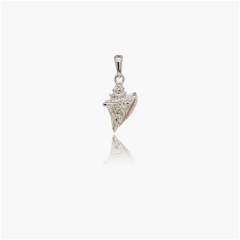 Conch Snail Sterling Silver Pendant Sandj Jewelry Ph