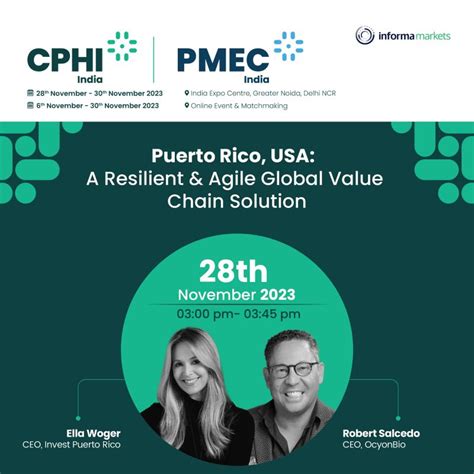 Robert Salcedo On Linkedin Looking Forward To Great Cphi Tomorrow