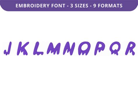 Drippy Ghost Font J To R · Creative Fabrica