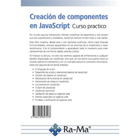 Creación de componentes en JavaScript Curso practico Alfaomega Argentina