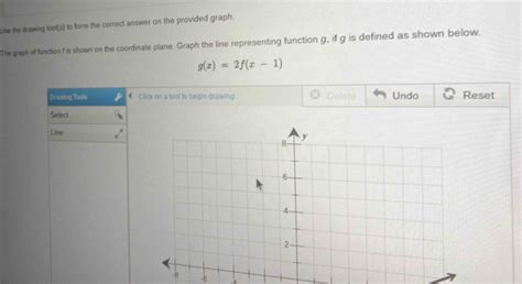 Solved Use The Drawing Tools To Form The Correct Answer On The