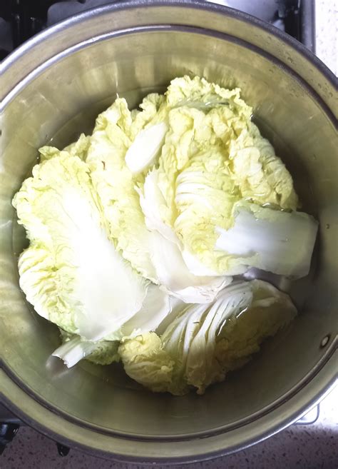 알배추 나물 무침