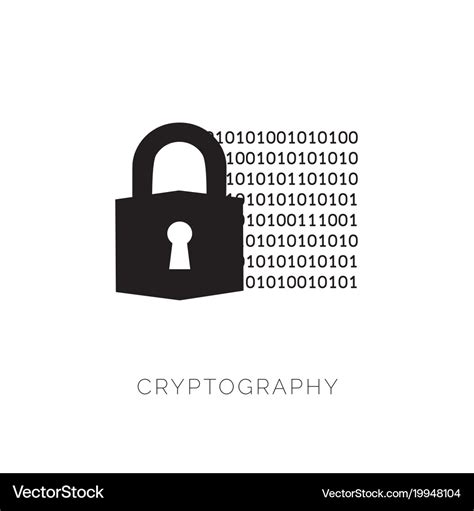Cryptography Security Concept With Binary Code Vector Image Cryptography Security Concept With Binary Code Vector Image