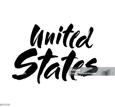 미국 손 문자 잉크 현대 브러시 서 예입니다 필기 구입니다 영감 그래픽 디자인 타이포 그래피 요소입니다 벡터 검은색에 대한 스톡