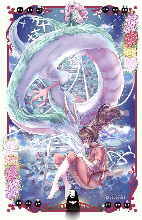 Spirited Away Haku Dragon And Chihiro