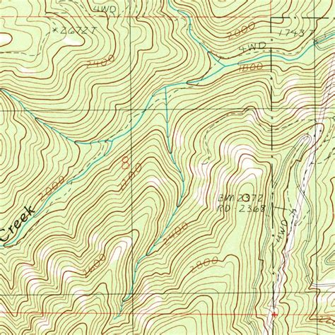 Buckskin Peak Or 1989 24000 Scale Map By United States Geological