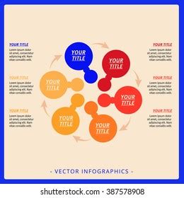 Six Step Process Chart Stock Vector Royalty Free 387578908 Shutterstock