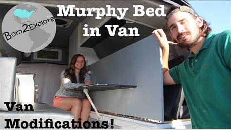 Custom Murphy Bed Van Conversion Modifications Youtube