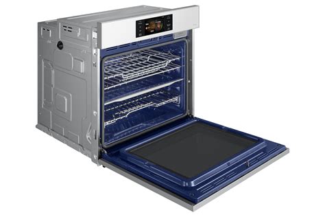 Bespoke 30 White Glass Single Wall Oven With Ai Pro Cooking™ Camera