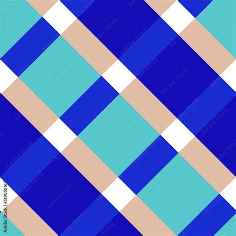Seamless Vector Checkered Pattern Design Stock Vector Adobe Stock