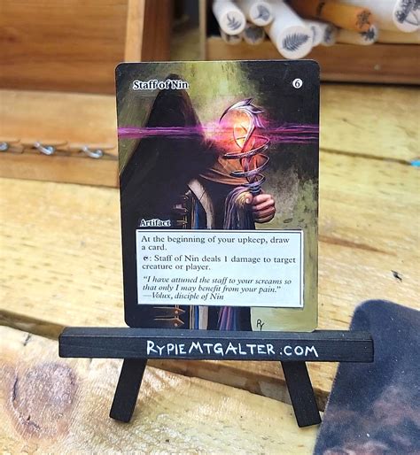 Staff Of Nin Mtg Magic The Gathering Rypie Mtg Alters