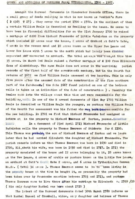 Pendicks Farm Owners And Occup