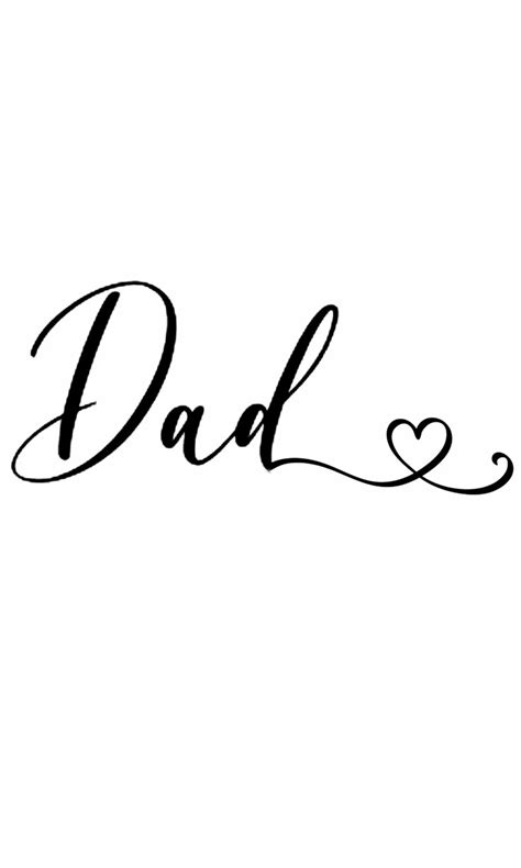 Dad Name Tattoo