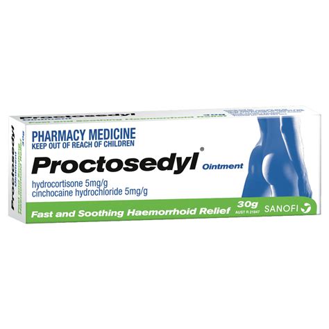Proctosedyl Ointment 30g Discount Chemist