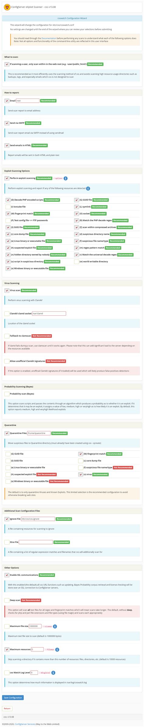 Configserver Exploit Scanner Cxs Configserver Services