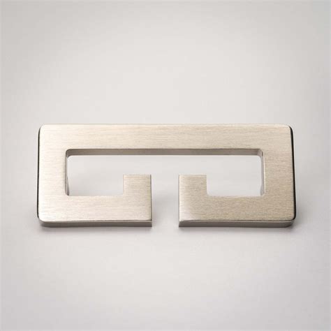 Greek Key Pull Chloe Modern Solid Brass In A Range Of Finishes