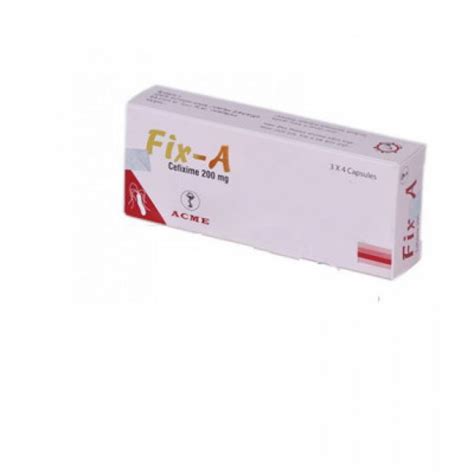 Fix A 200mg Capsule 6pcs Epharma