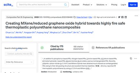 Creating Mxenereduced Graphene Oxide Hybrid Towards Highly Fire Safe