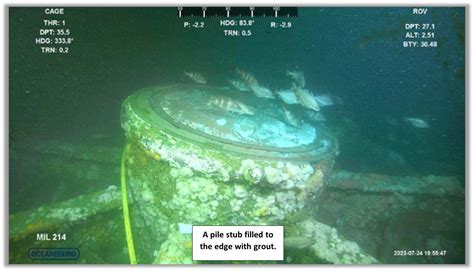 Contract For Innovative Grout Removal And Cutting Of Offshore Platform