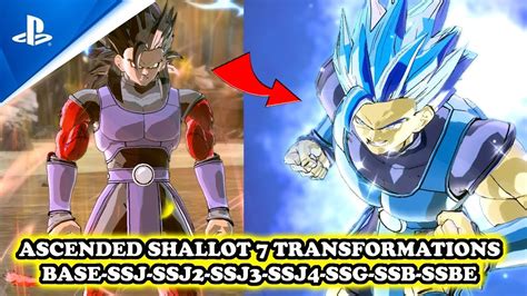 Ascended Shallot All 7 Forms Base Ssj 2 3 4 Ssg Ssb Ssbe Dragon