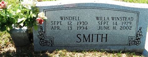 Windell Smith 1930 1994 Find A Grave äreminne