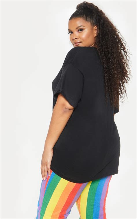 Plus Black Equal T Shirt Plus Size Plt Usa