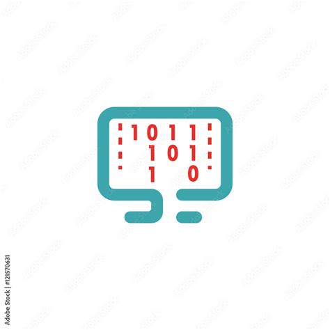 Data Encryption Icon Vector Illustration Stock Vector Adobe Stock