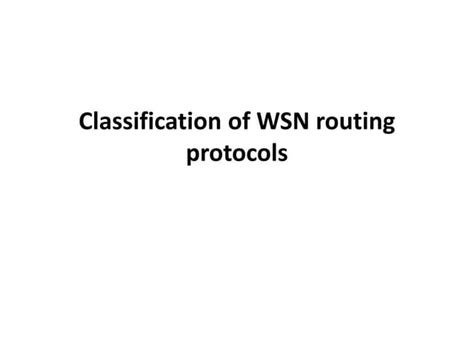 Protocols For Wireless Sensor Networks Ppt