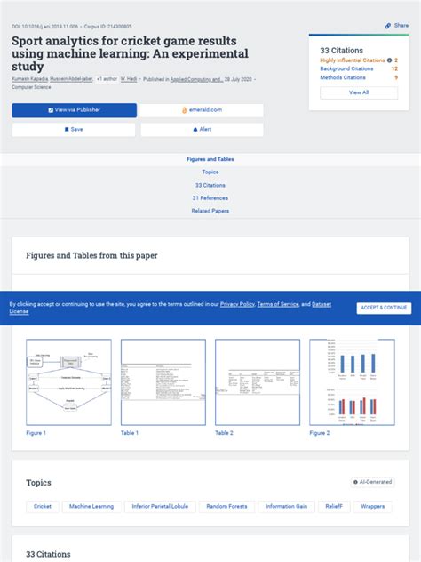 Sport Analytics For Cricket Game Results Using Machine Learning An