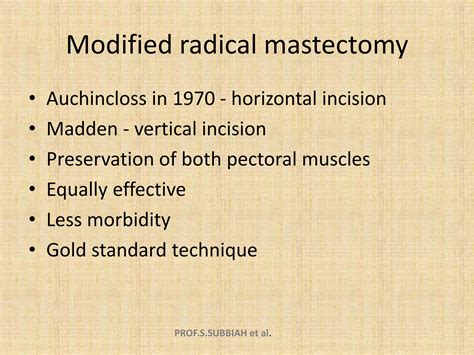Skin Sparing And Nipple Sparing Mastectomy Pptx