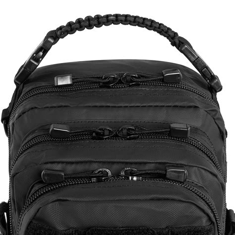 Рюкзак через плече Mil Tec One Strap Assault 25 л Tactical Black Магазин Militarypl
