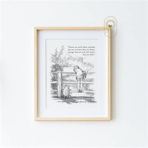 Promise Me Youll Always Rememberwinnie The Pooh Quote Nursery