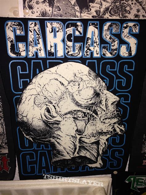 Official Carcass Backpatch Tshirtslayer Tshirt And Battlejacket Gallery