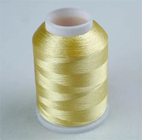 Golden Polyester Embroidery Thread Packaging Type Reel At Rs 150reel