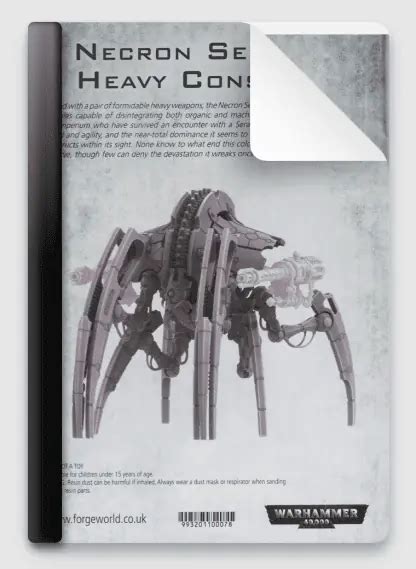 Necron Seraptek Heavy Construct Body Instructions Free Download Build Instructions