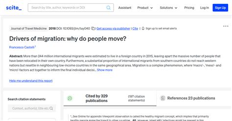 Drivers Of Migration Why Do People Move