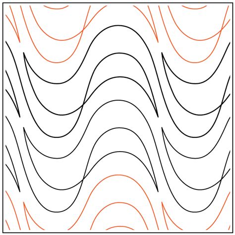 Sew Wavy How To Quilt Wavy Patterns Wavy Line Quilt Block Wavy Line
