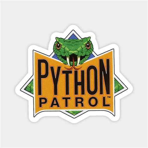 Cobra Python Patrol Logo Cobra Magnet Teepublic